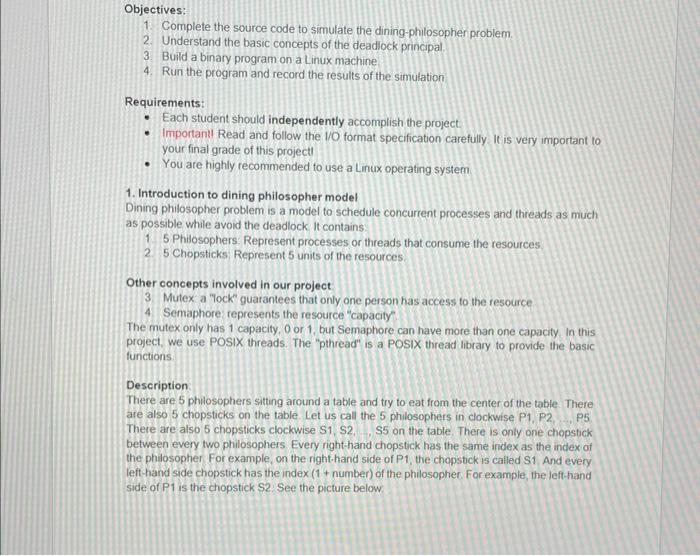 Solved Objectives: 1. Complete the source code to simulate | Chegg.com