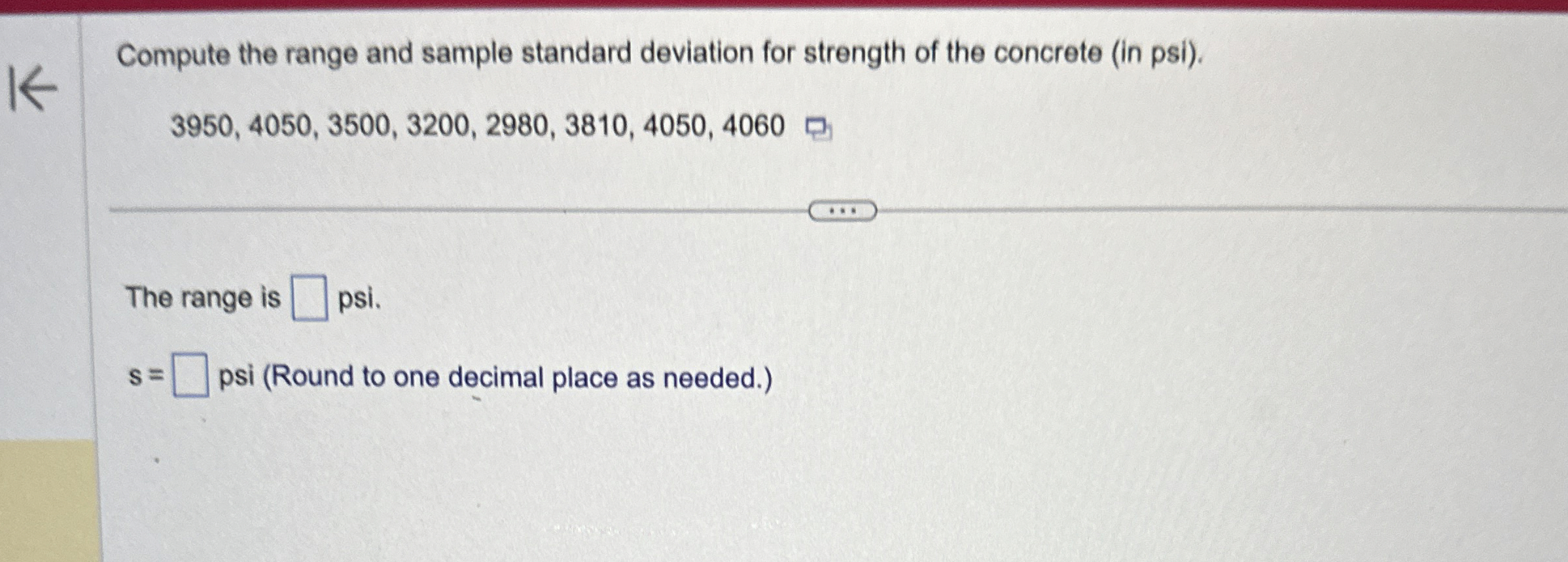 Solved Compute the range and sample standard deviation for | Chegg.com