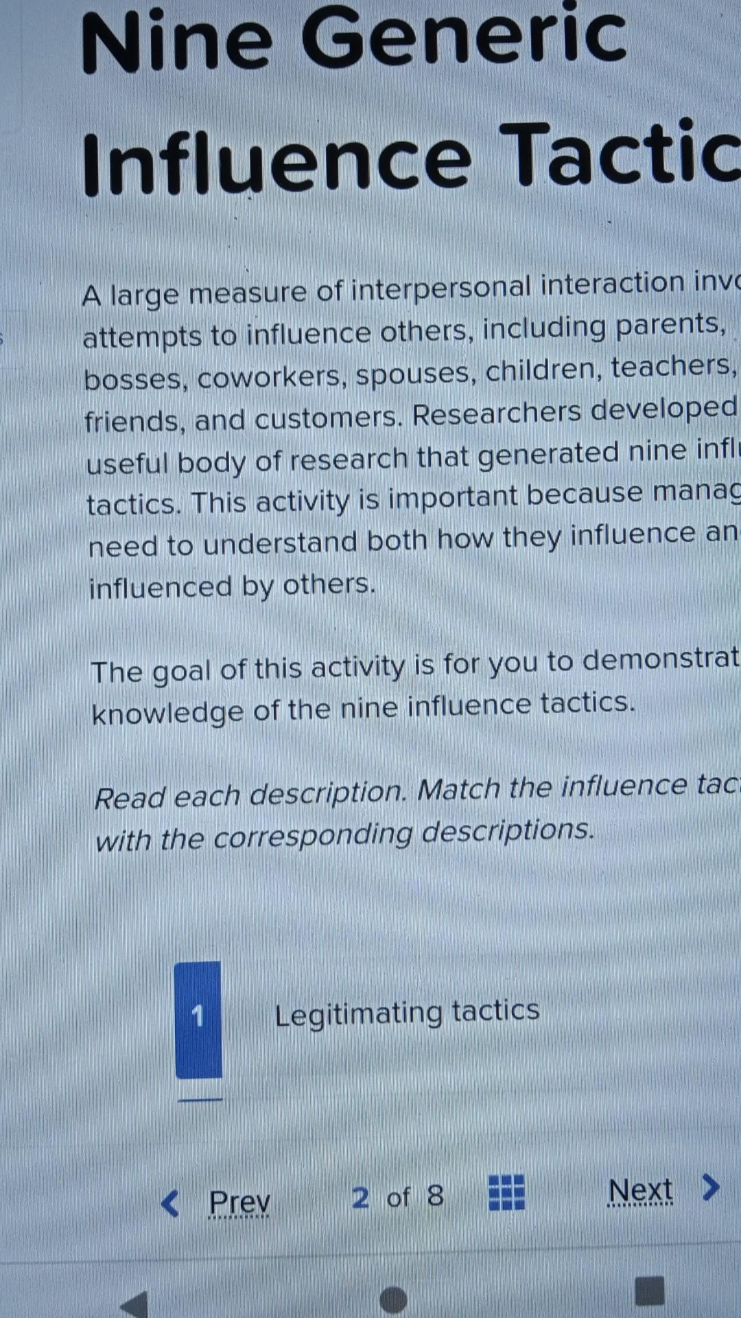 The goal of this activity is for you to link | Chegg.com