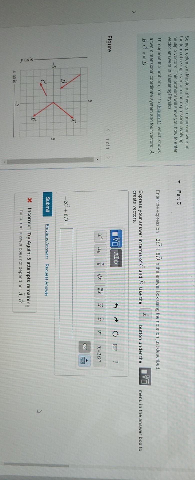 Solved Some problems in Mastering Physics require answers in | Chegg.com