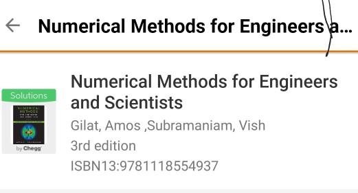 + Numerical Methods for Engineers a... Solutions | Chegg.com