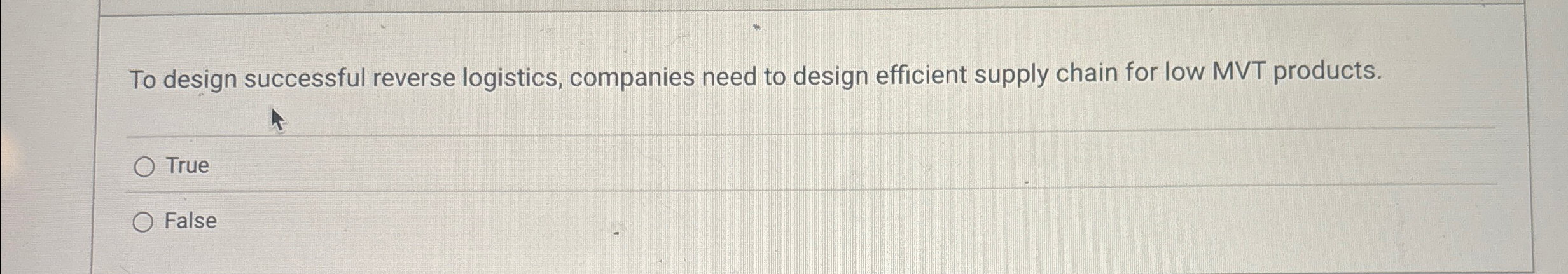 Solved To design successful reverse logistics, ﻿companies | Chegg.com
