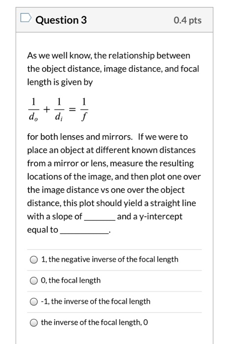 Solved D Question 1 0.4 pts In the previous lab, we found | Chegg.com