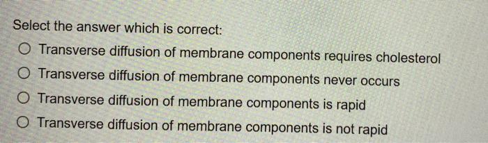 Solved Select the answer which is correct: Transverse | Chegg.com