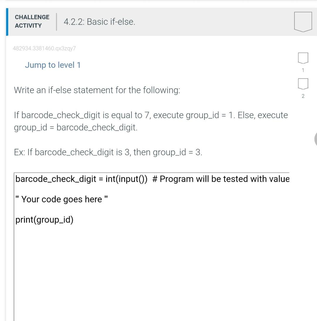 Solved 48293433814609×3zqy7 Jump To Level 1 Write An