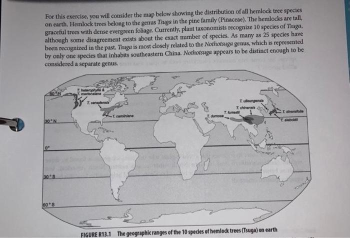 For this exercise, you will consider the map below | Chegg.com