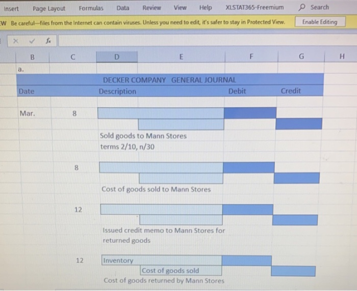 Solved Journal Entries for Merchandise Transactions on | Chegg.com