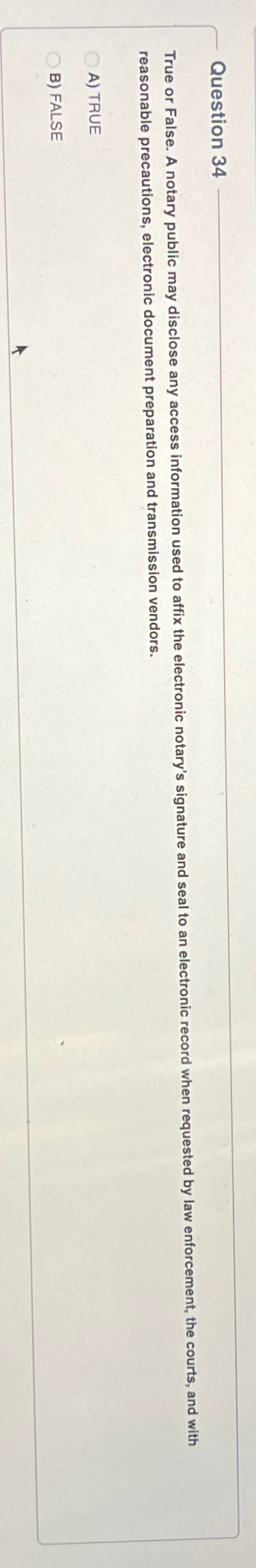 Solved Question 34 ﻿reasonable precautions, electronic | Chegg.com