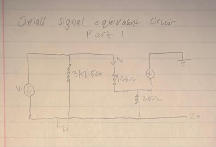 Solved please use the 2 port model from part 1 and the | Chegg.com