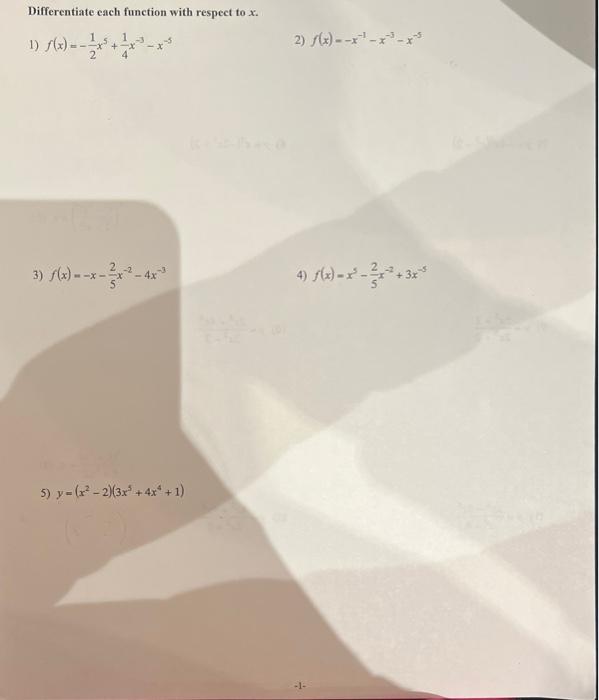 Solved Solve using the product rule, quotient rule and chain | Chegg.com