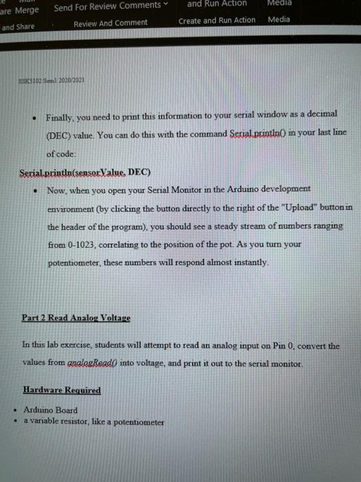 Solved In the lab exercise, you will attempt to read | Chegg.com