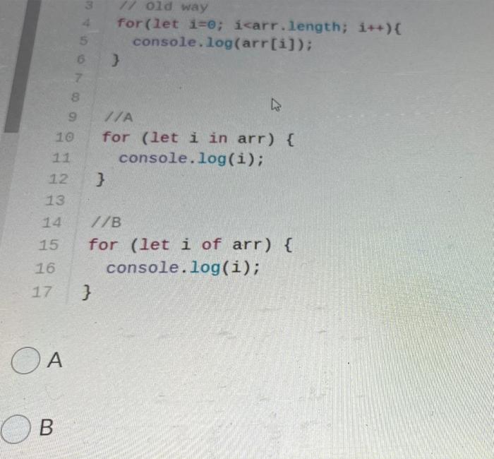 Solved Listen ES6 comes with new, build in "for loops". | Chegg.com