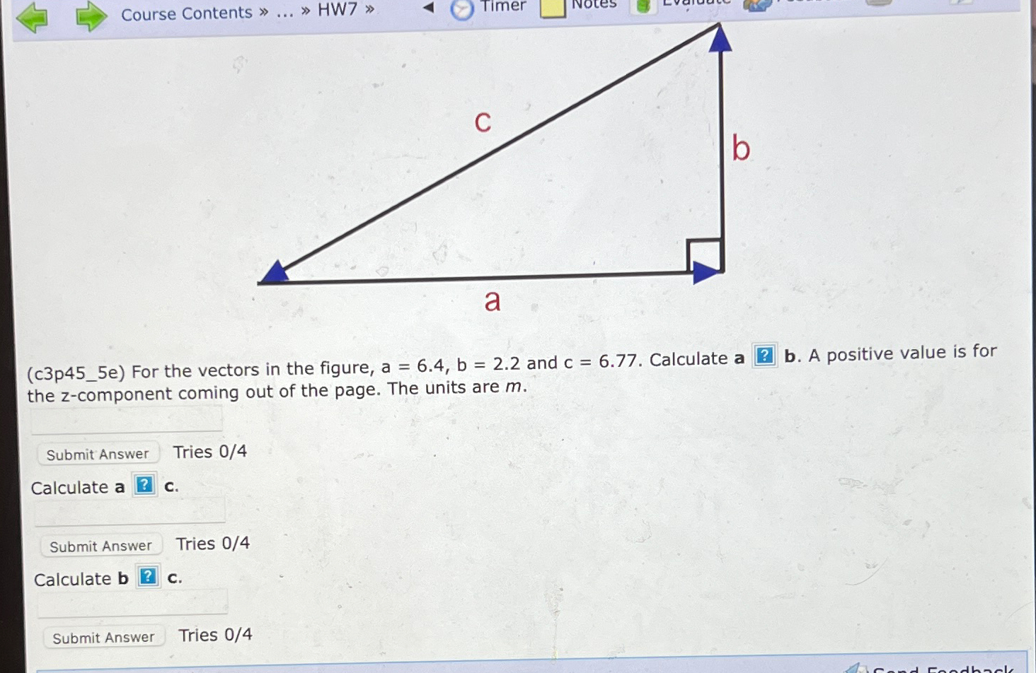 Solved Course Contents » ... » ﻿HW7 »Timer(c3p45_5e) ﻿For | Chegg.com