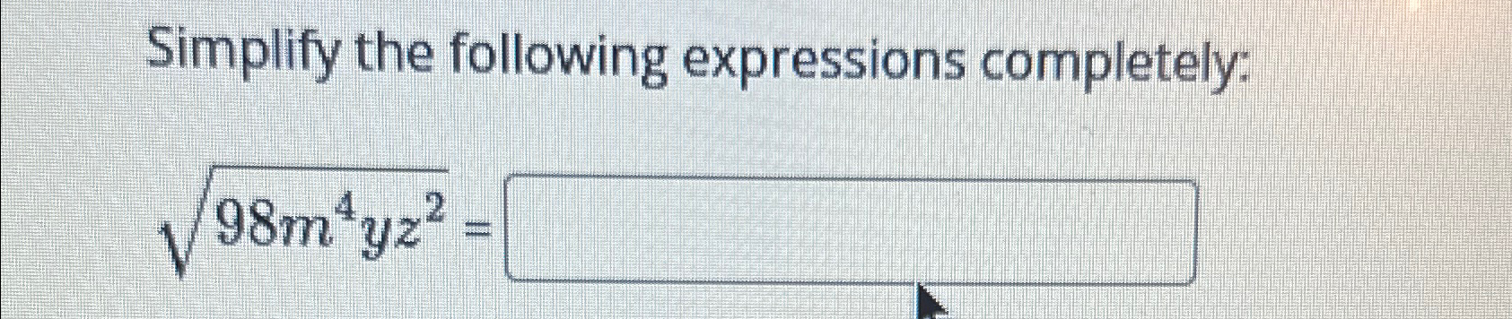 Solved Simplify the following expressions | Chegg.com