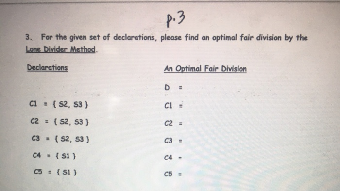 Solved For the given set of declarations, please find an | Chegg.com