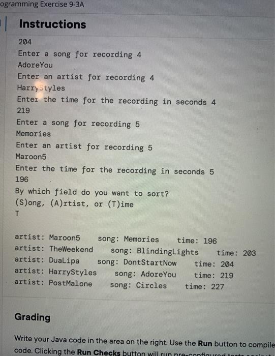 Solved ogramming Exercise 9-3A Instrucions R Radio station | Chegg.com