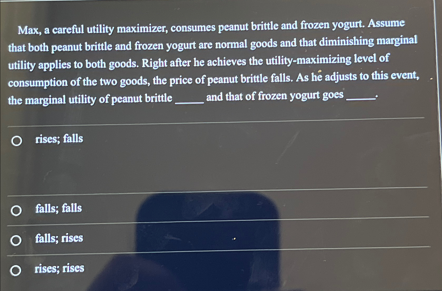 Solved Max, a careful utility maximizer, consumes peanut | Chegg.com