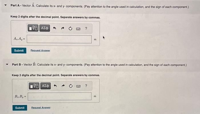 Solved Learning Goal: Vector Addition: Graphical method | Chegg.com