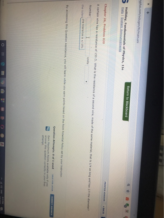 Solved eyplus.com/edugen/ti/main.uni Return to Blackboard | Chegg.com