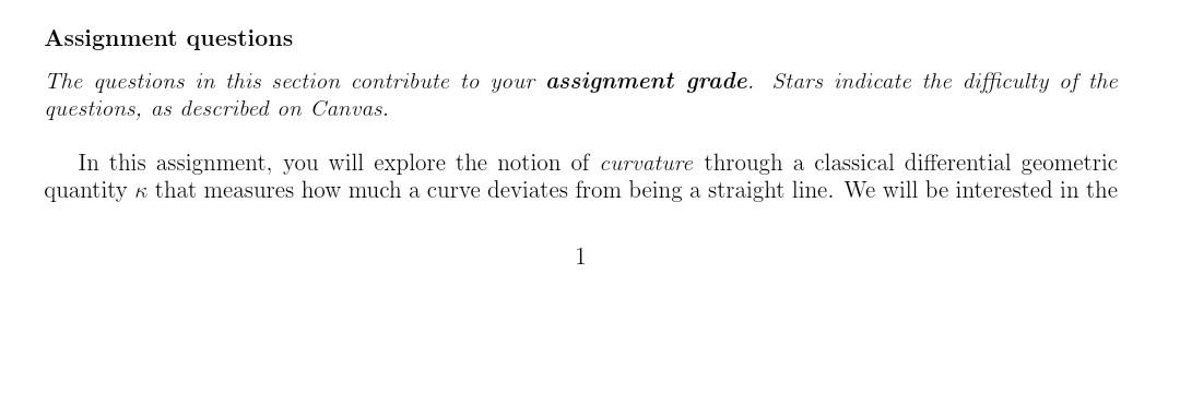 Solved Assignment questions The questions in this section | Chegg.com