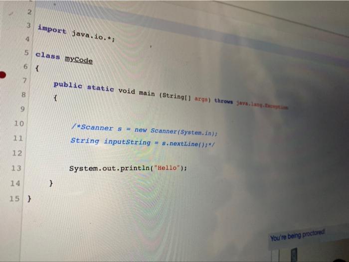 Solved Problem Statement Et import java Consider a string | Chegg.com