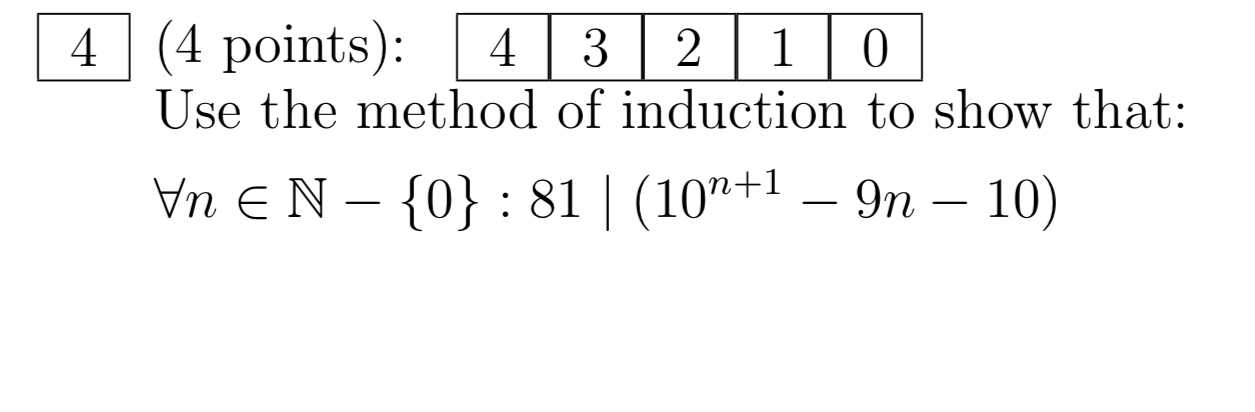 Solved Use the method of induction to show | Chegg.com