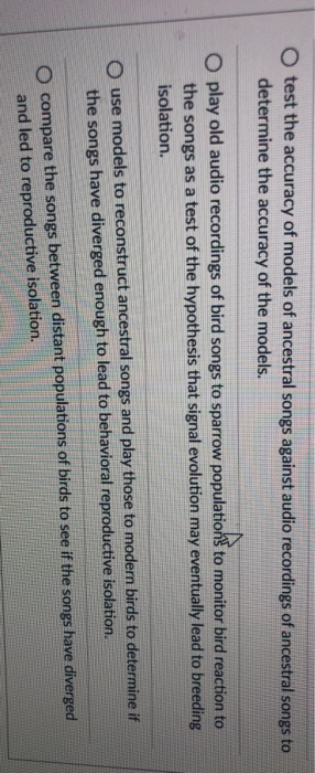 Mating signals play an important role in the process | Chegg.com