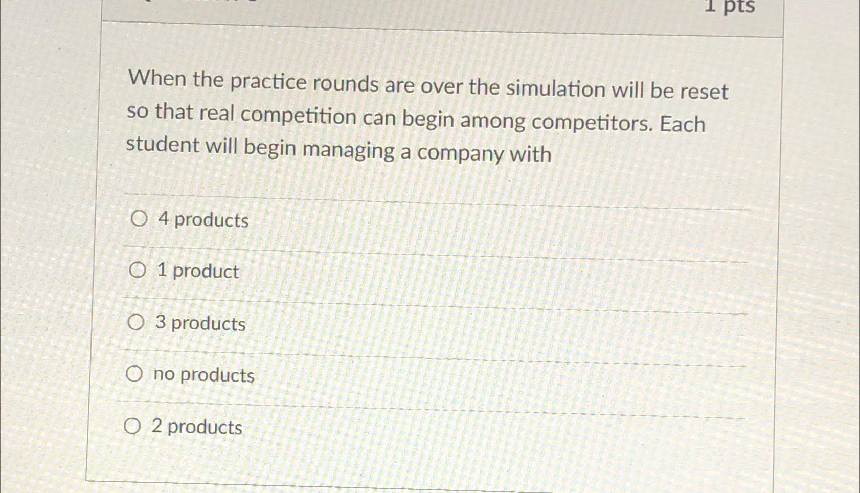 Solved When the practice rounds are over the simulation will | Chegg.com
