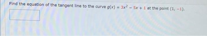 Solved Find the equation of the tangent line to the curve | Chegg.com