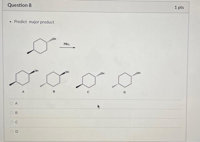 Solved - Predict major product PBt3 A B | Chegg.com