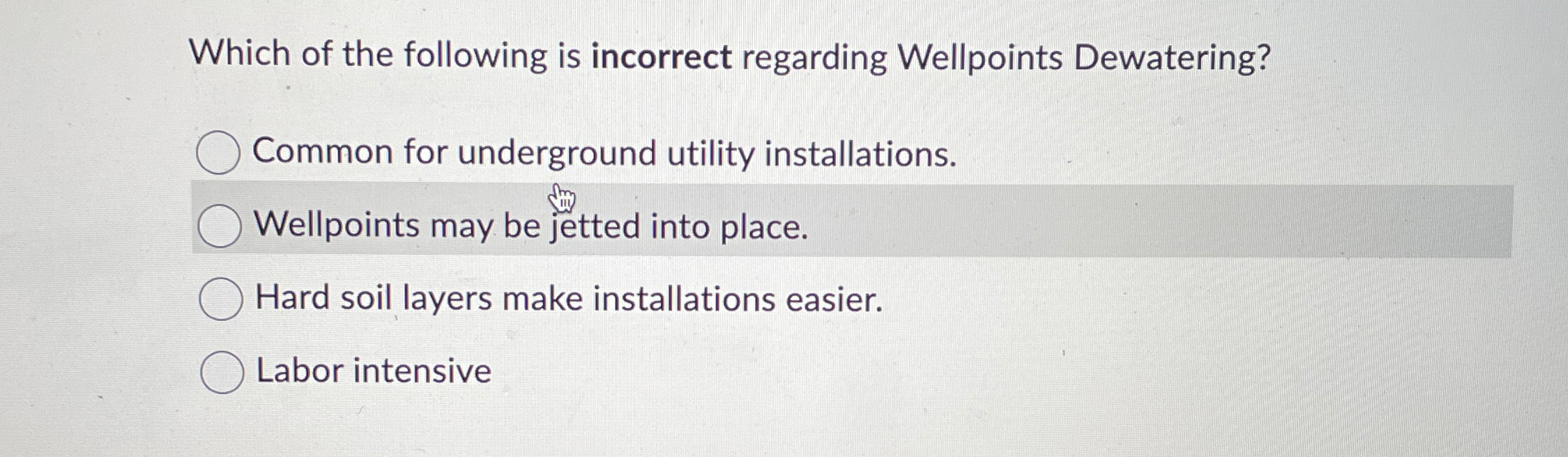 Solved Which of the following is incorrect regarding | Chegg.com