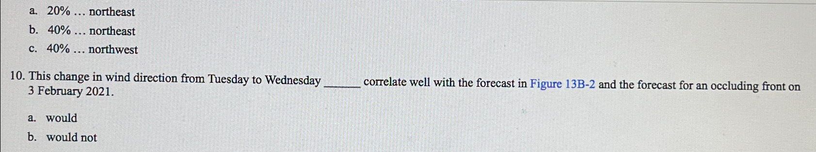 Solved a. 20%dots northeastb. 40%dots northeastc. 40%dots | Chegg.com