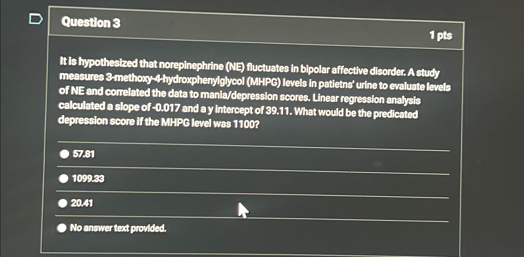 Solved Question 31 ﻿ptsIt is hypothesized that | Chegg.com