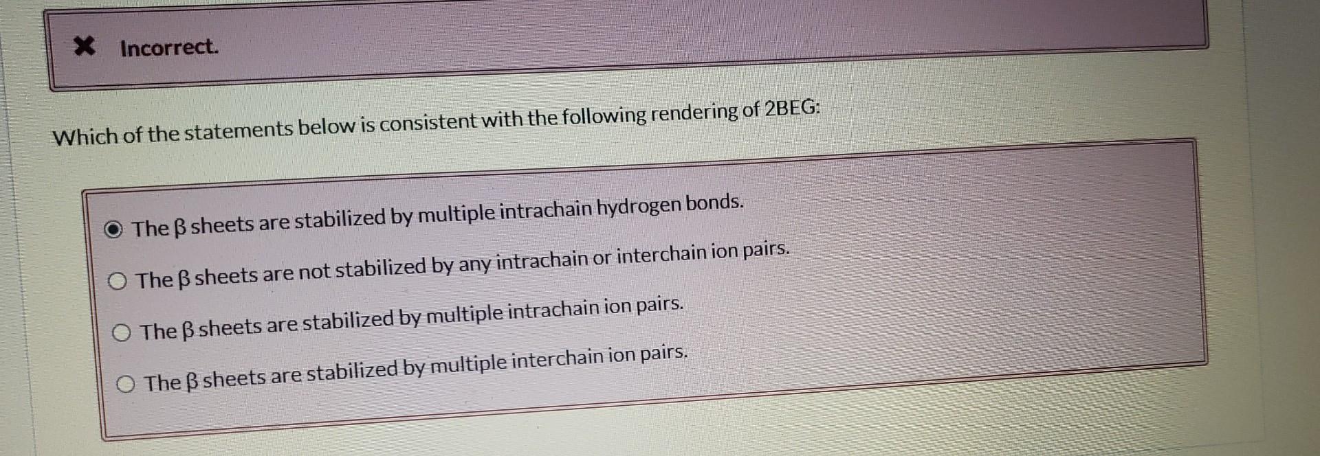 Solved Which of the statements below is consistent with the | Chegg.com