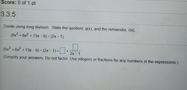 Solved Math 1110-81 College Algebra Fall 2020 Homework: | Chegg.com
