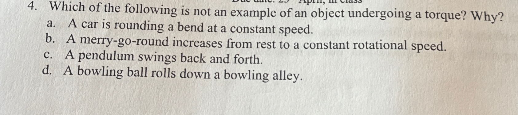 Which of the following is not an example of an object | Chegg.com