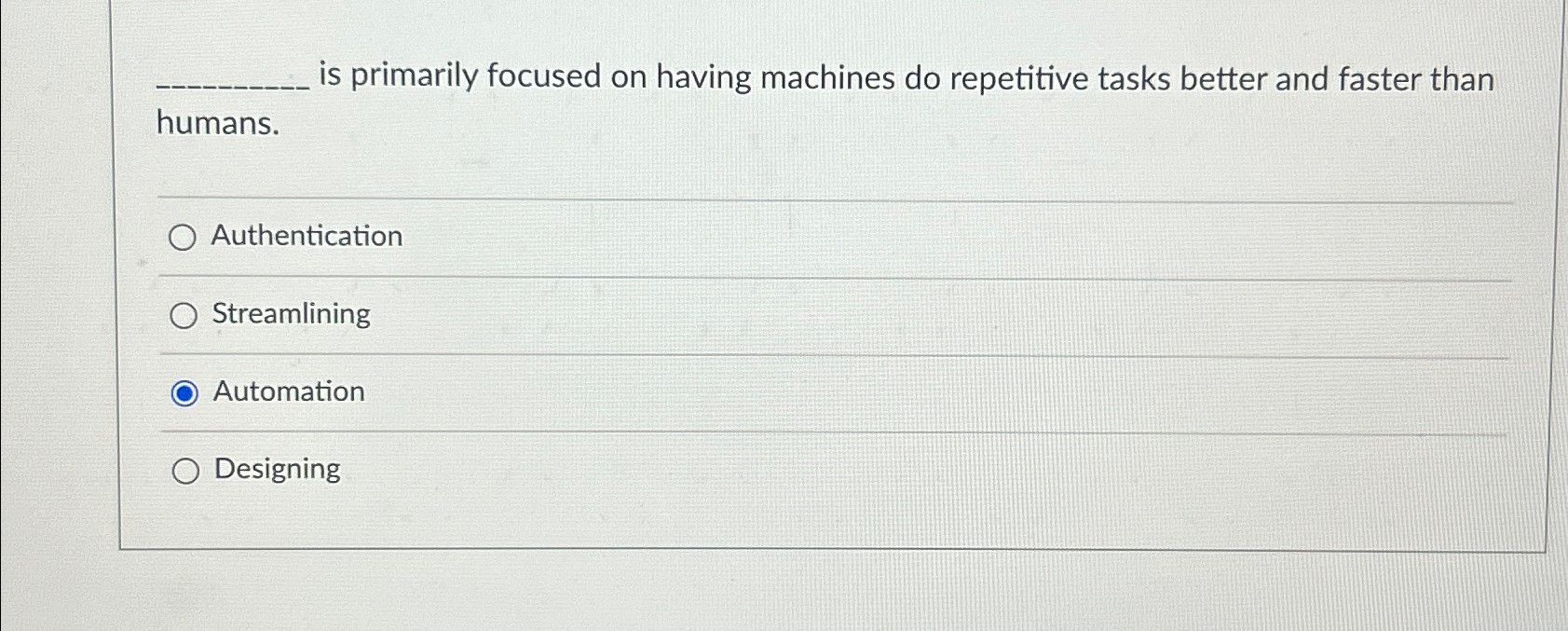 Solved is primarily focused on having machines do repetitive | Chegg.com