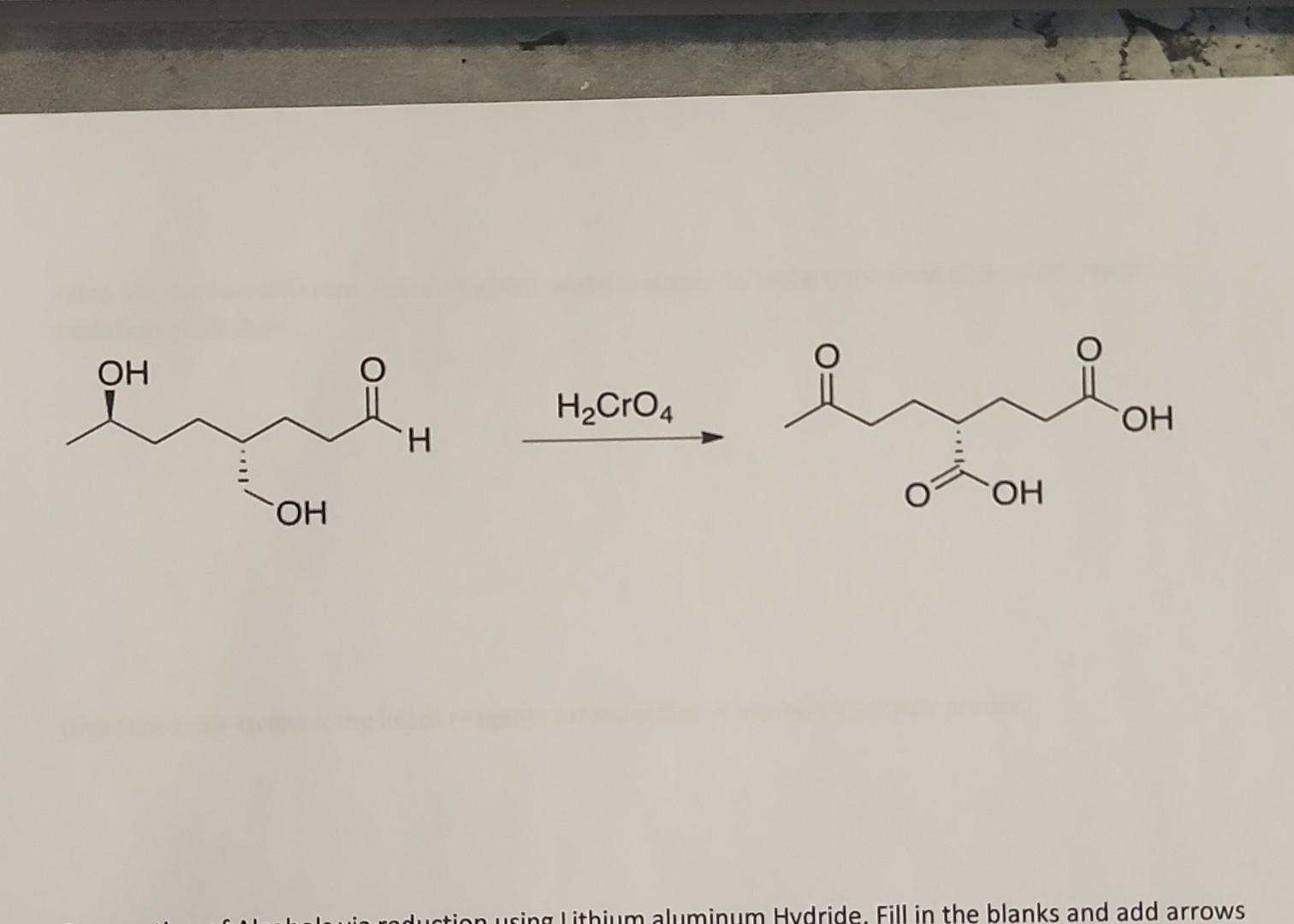 Solved NaBH4,H2O 1) CH3CH2MgBr, Et2O 2) | Chegg.com
