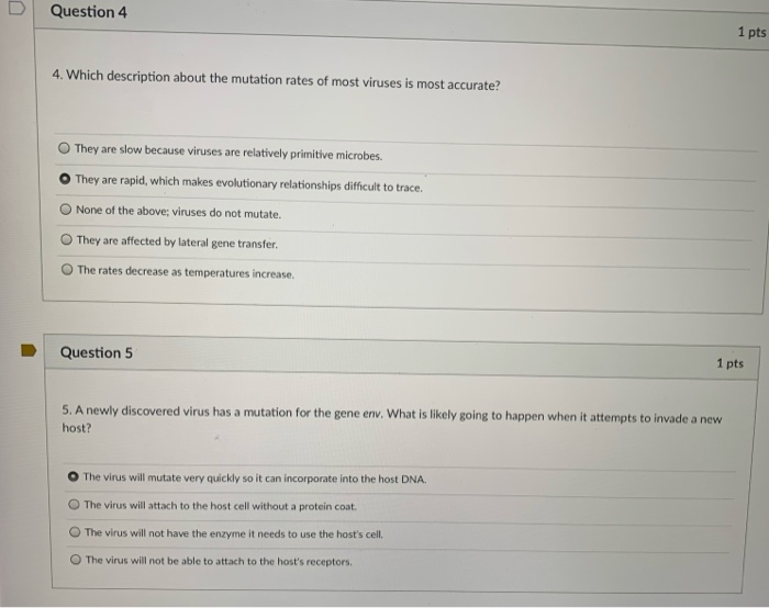 Solved Question 4 1 pts 4. Which description about the | Chegg.com