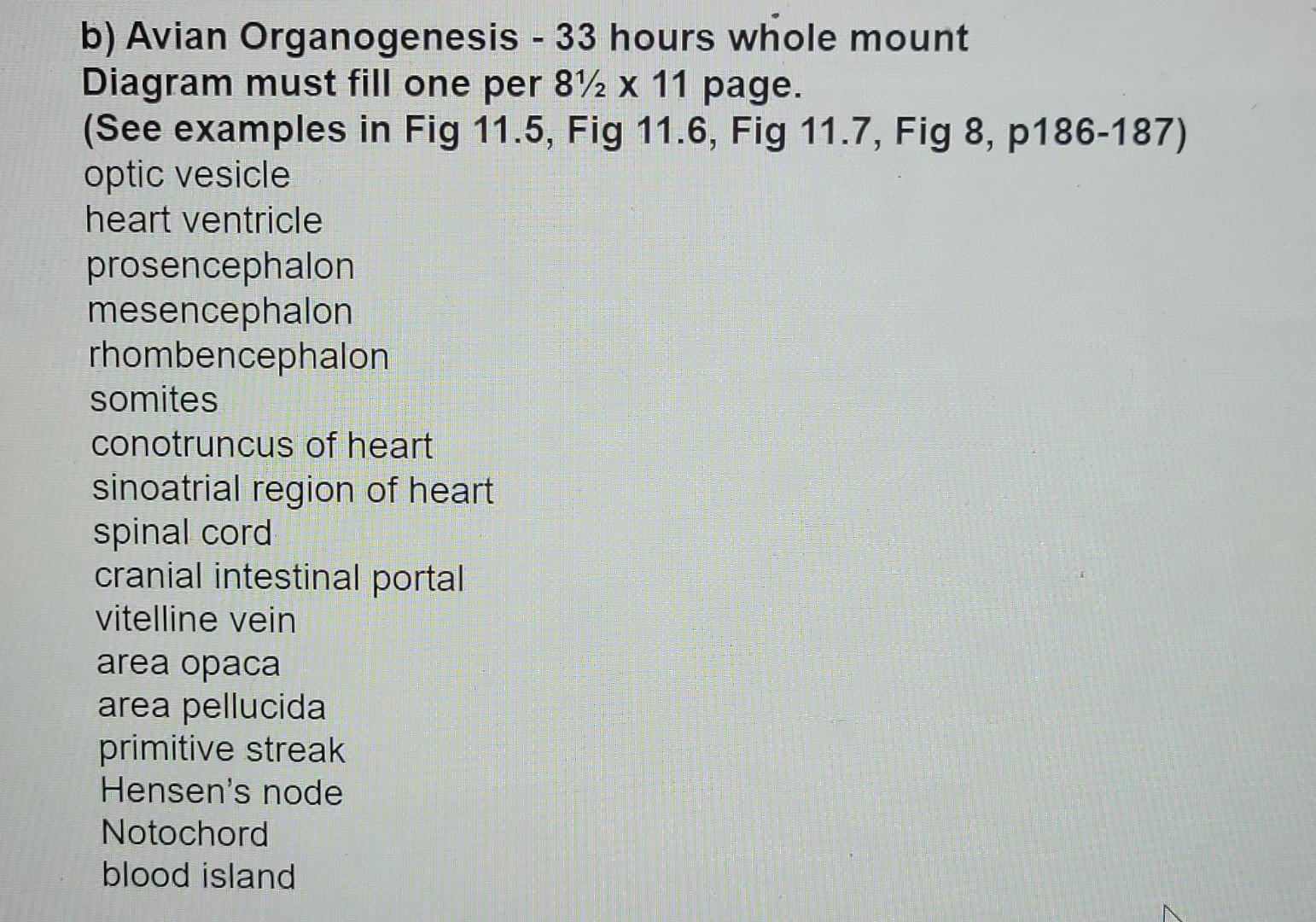 #2 Draw and label the following stages of Avian | Chegg.com