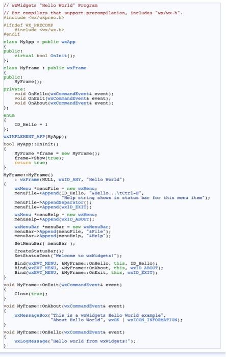 Solved Explanation line by line of this c++ code | Chegg.com
