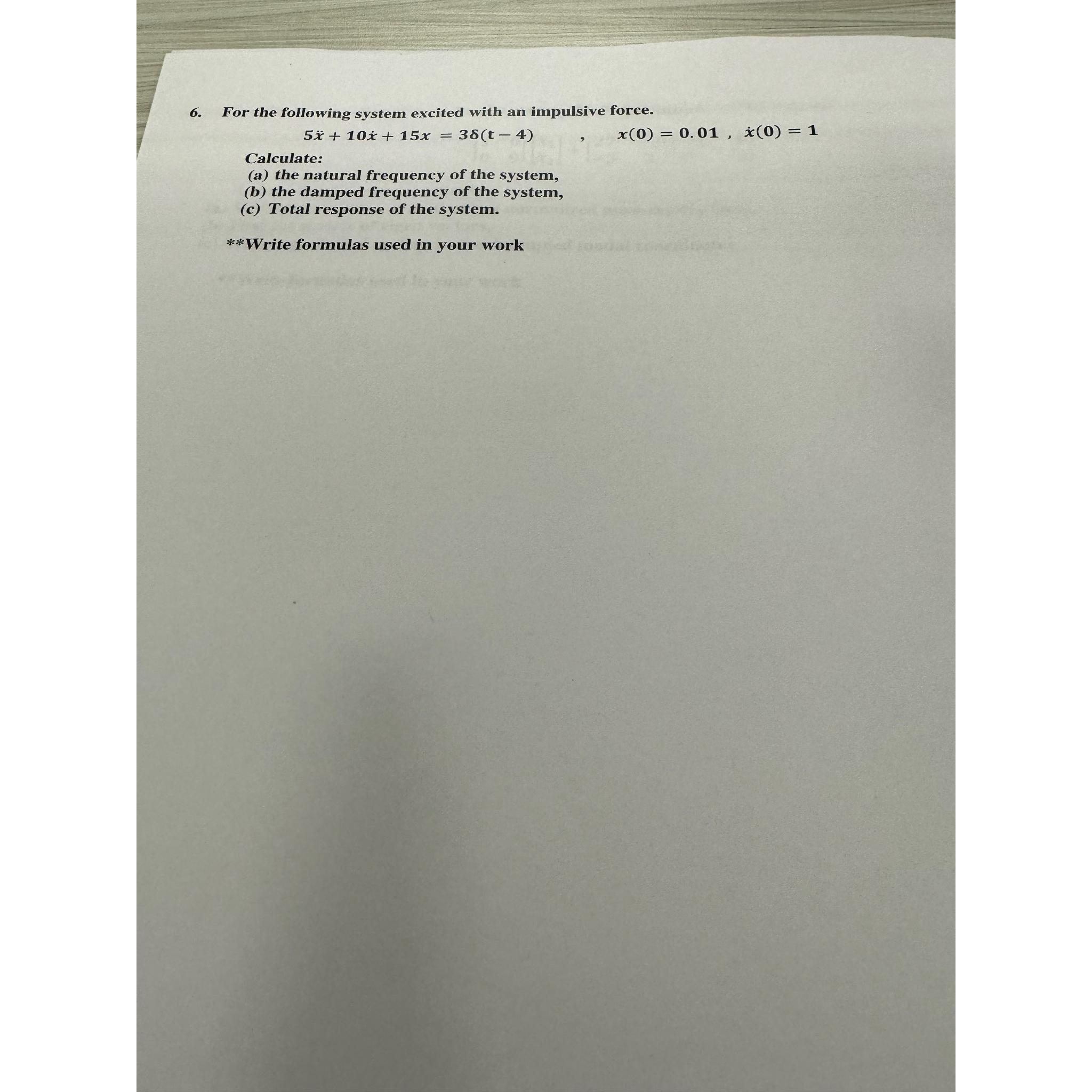 Solved **Write formulas used in your wor | Chegg.com