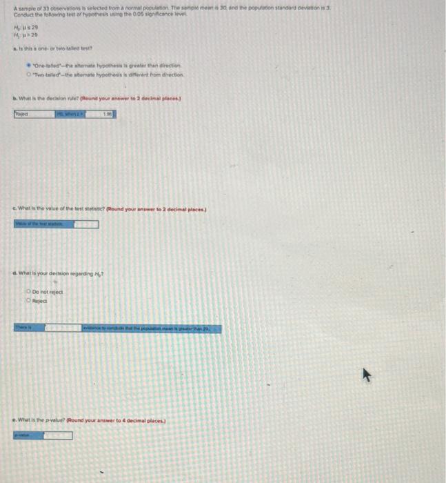 Solved Conduct the fascoing trut of hybothess ining the 0.05 | Chegg.com