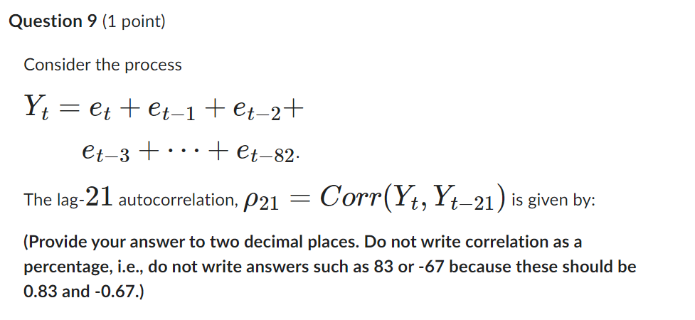 Solved Question 9 (1 ﻿point)Consider the | Chegg.com