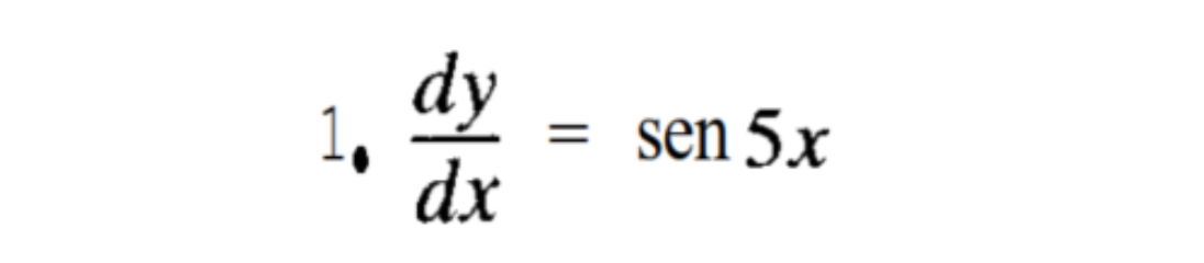 Solved dydx=sen5x ﻿Resolver por metodo de variables | Chegg.com