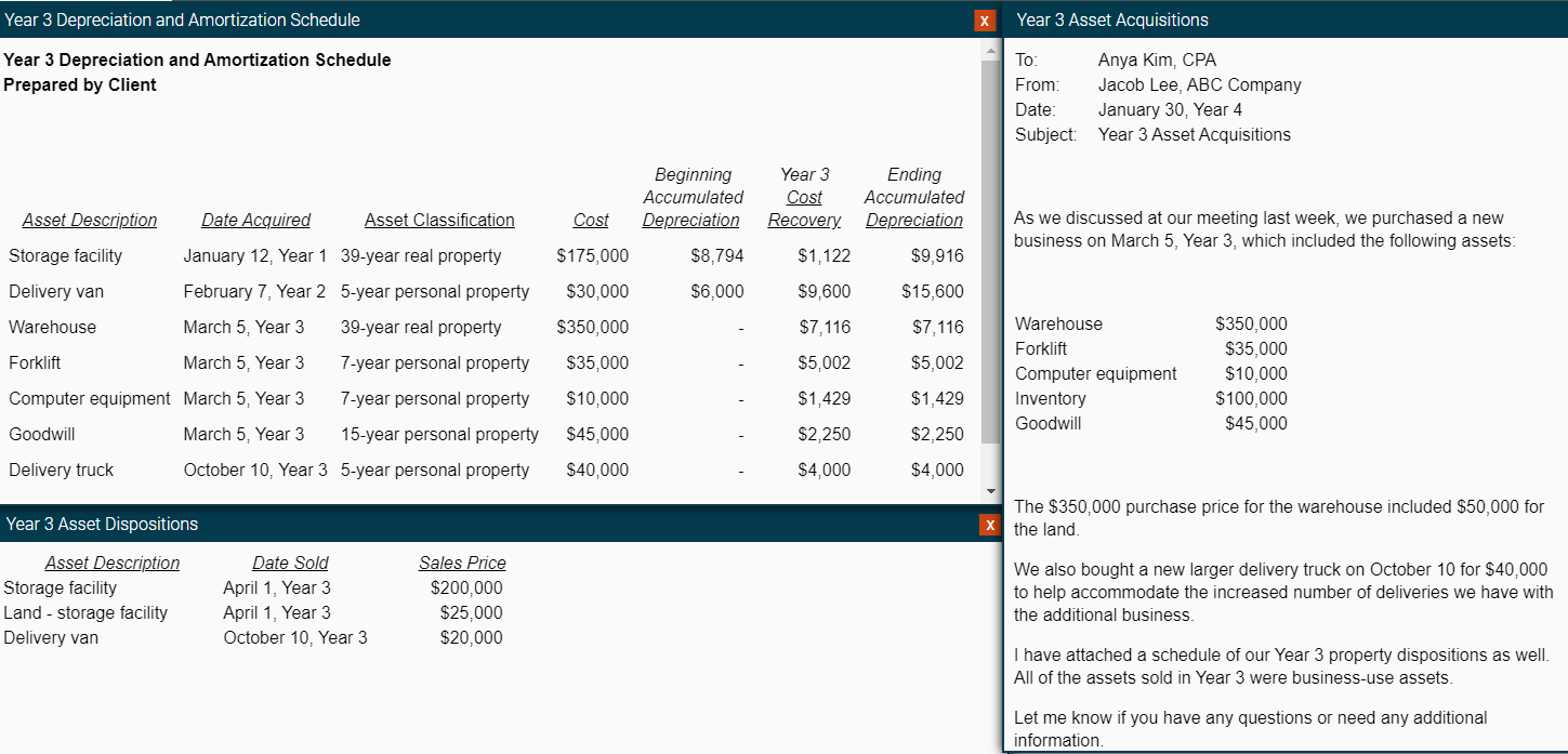 Solved Anya Kim, CPA, is reviewing a client-prepared tax | Chegg.com