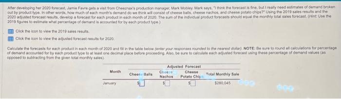 Solved out by product type. In othe words, how much d each | Chegg.com