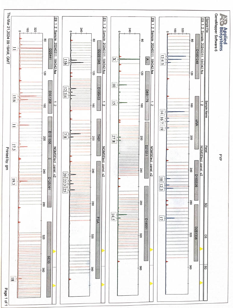 Solved Examine the DNA profile in detail and indicate if | Chegg.com