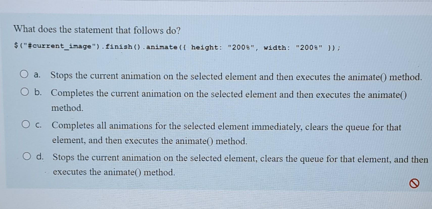 Solved What does the statement that follows do? | Chegg.com