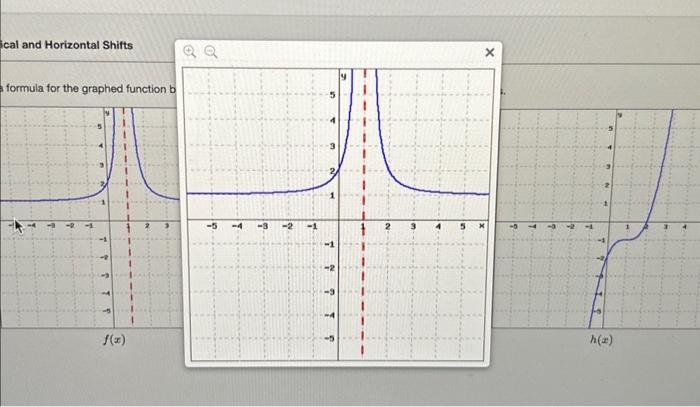Solved Graphing Functions Using Vertical and Horixontal | Chegg.com